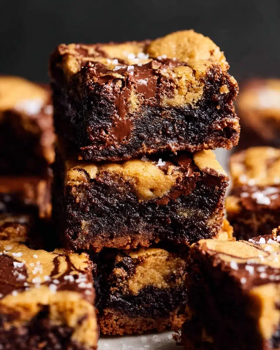 Brown Butter Brookies Recipe: Decadent Fudgy Brownie & Chewy Cookie Bars