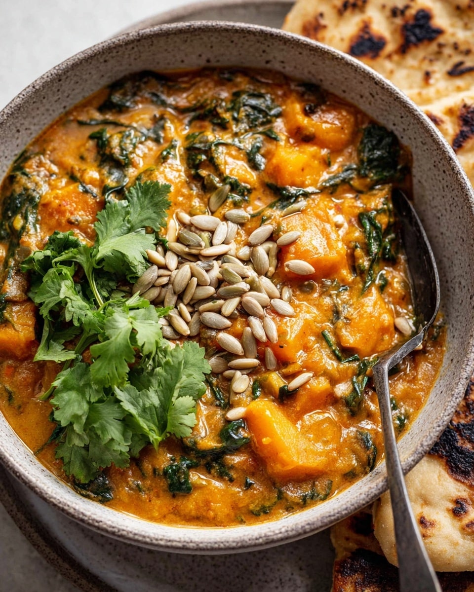 Sweet Potato Curry Stew with Kale and Sunflower Seed Butter | Cozy ...