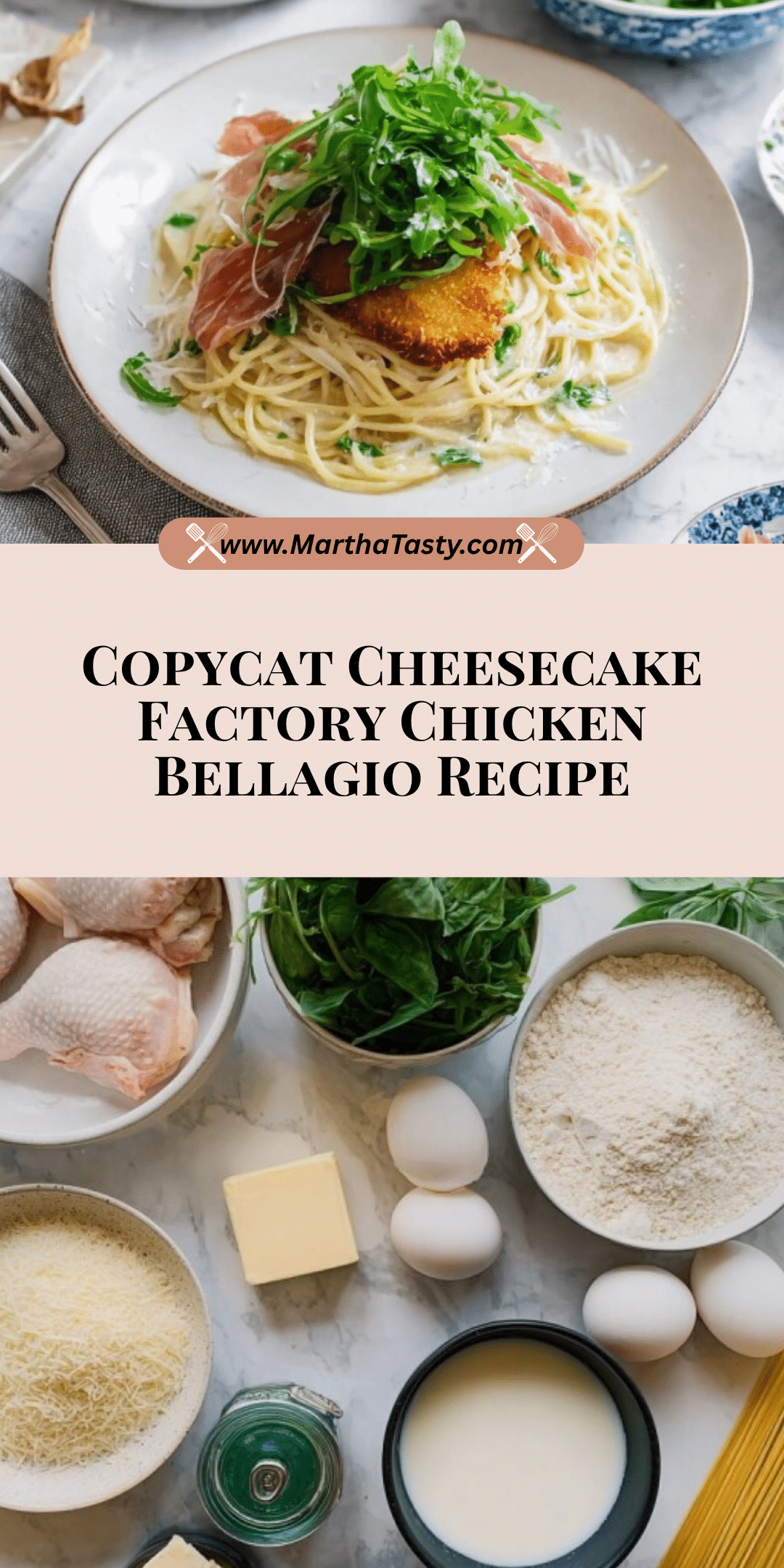 Copycat Cheesecake Factory Chicken Bellagio Recipe | Delicious & Easy