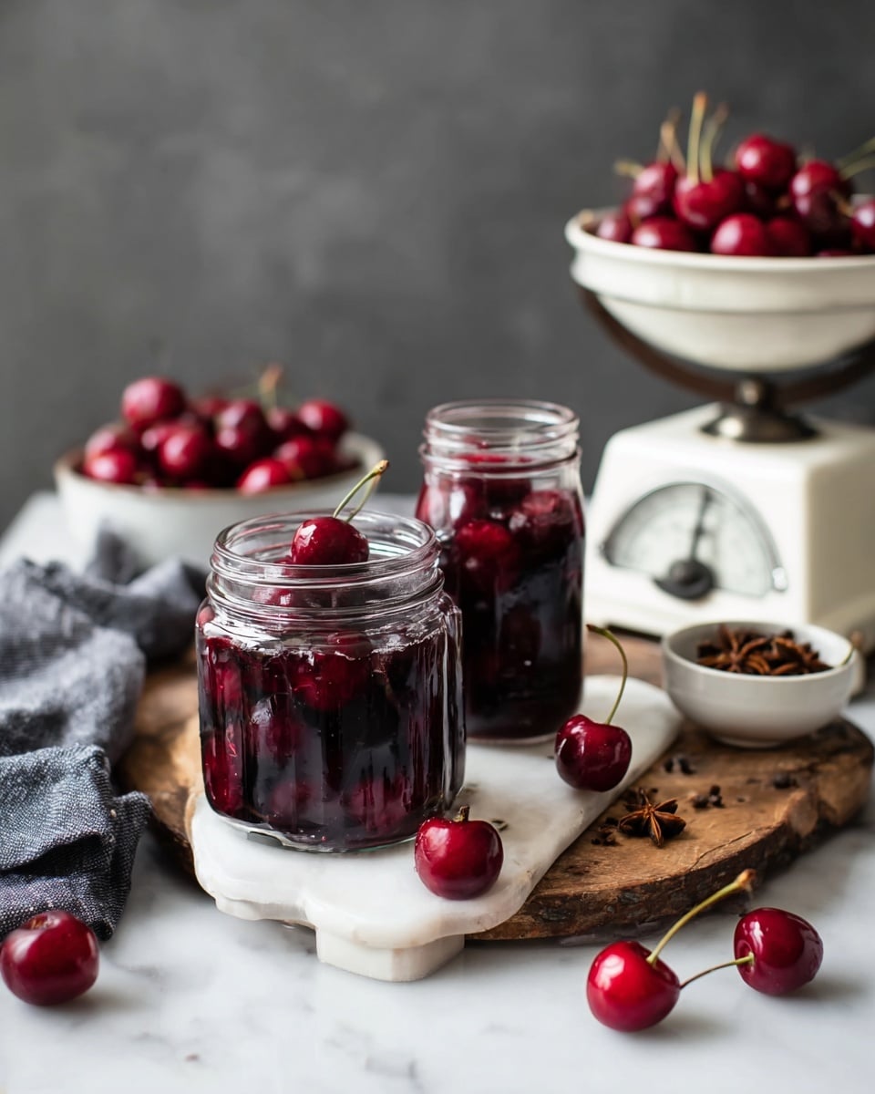Cherries in Spiced Port Syrup: Irresistible Fruit Delight