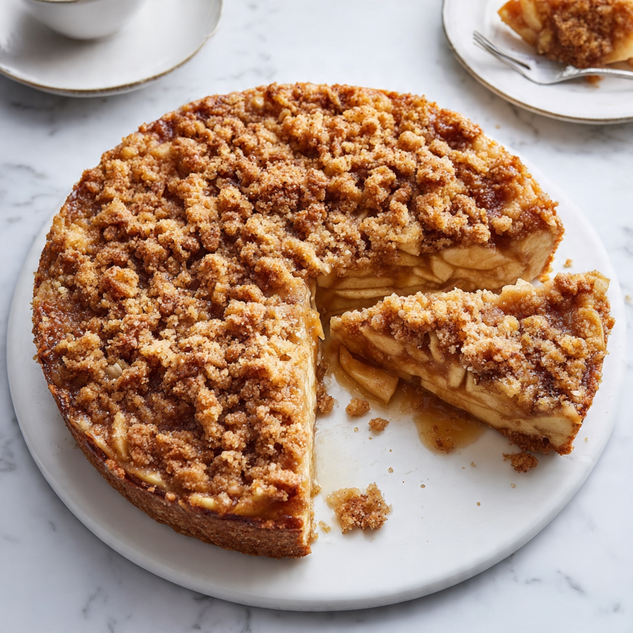 Dutch Apple Pie with Cinnamon Nutmeg Streusel | Irresistible & Cozy