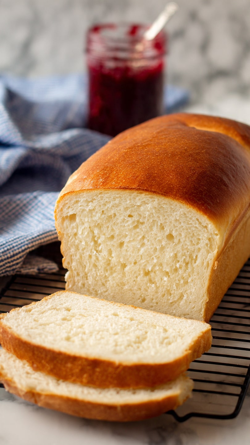 Homemade White Bread: Perfect Soft & Golden Bread Recipe