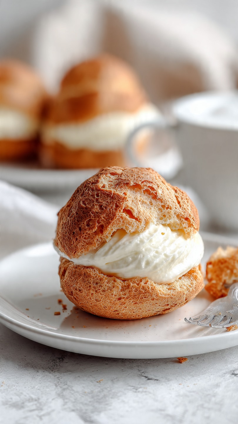 Basic Choux Pastry Cream Puff Shells – Easy & Delicious